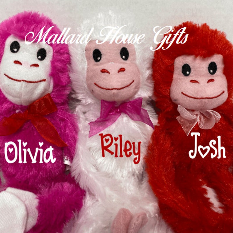 Monkey Valentines - Etsy