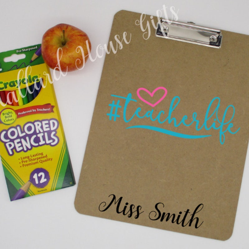 Teacher Clipboard - Etsy