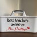 LARGE Personalized Teacher Caddy SIX DESIGNS Teacher Desk Organizer ...