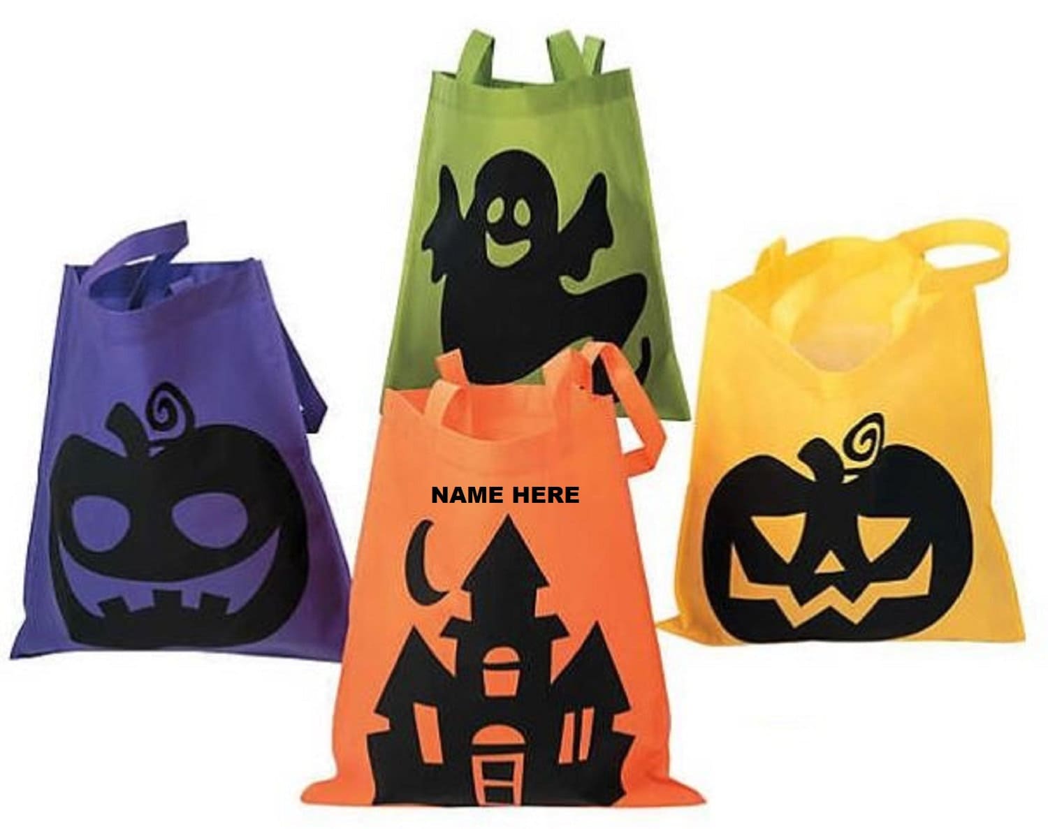Personalized Trick or Treat Bag Kids Halloween Candy Bag Choice of ...