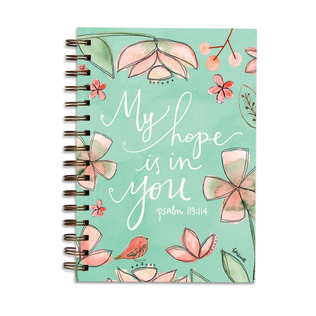 My Hope is in You Journal Wirebound Journal Personalized Inspirational ...