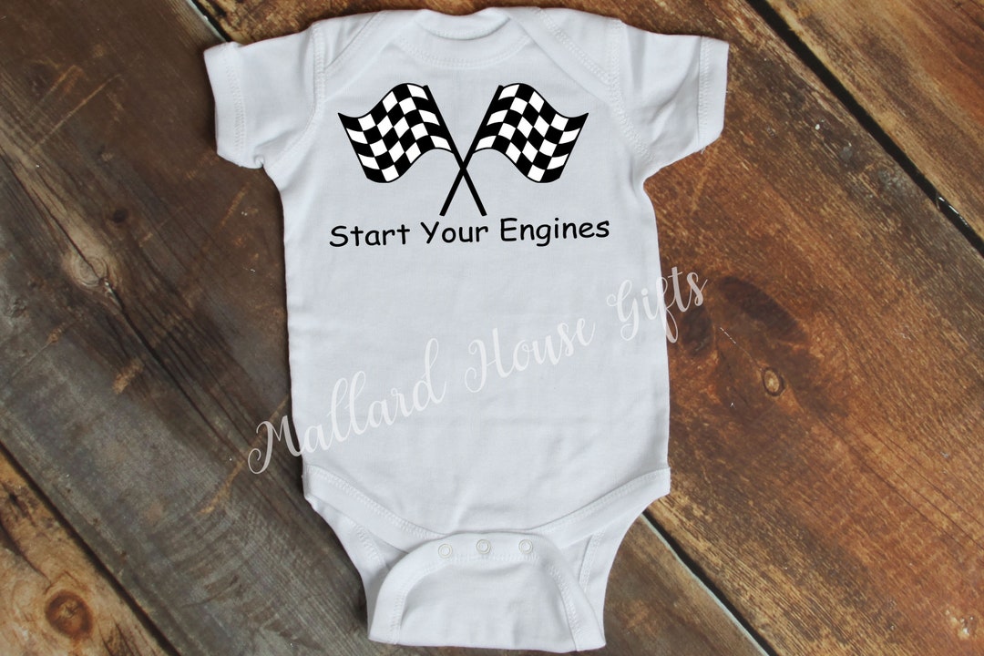 Race Day Onesie Start Your Engines Unisex Onesie Baby Bodysuit Race ...