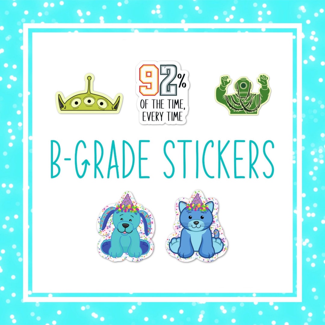 B-grade Stickers *READ DESCRIPTION* - Etsy