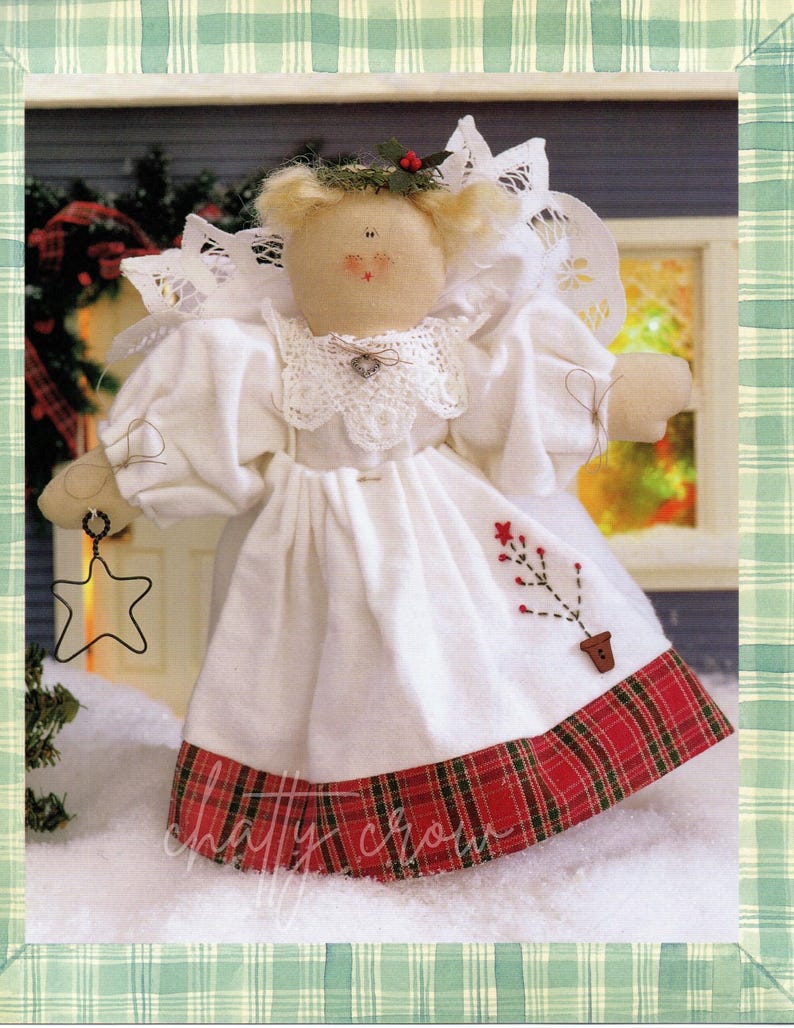 Noel Angel Doll Sewing Pattern PDF Instant Download Cloth Doll ...