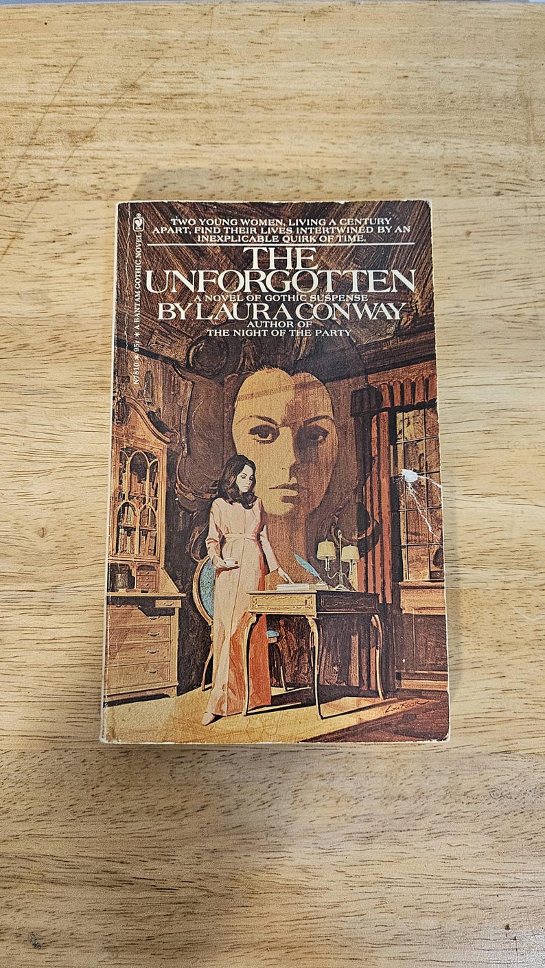 The Unforgotten Laura Conway Bantam 1974 Vtg PB Gothic Romance Suspense ...