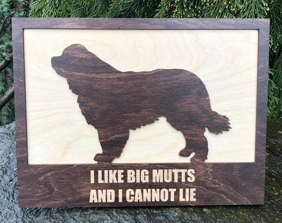 Dog Wall Plaque Funny / 3D Laser Cut Wood / Handcrafted Art / "i Like ...