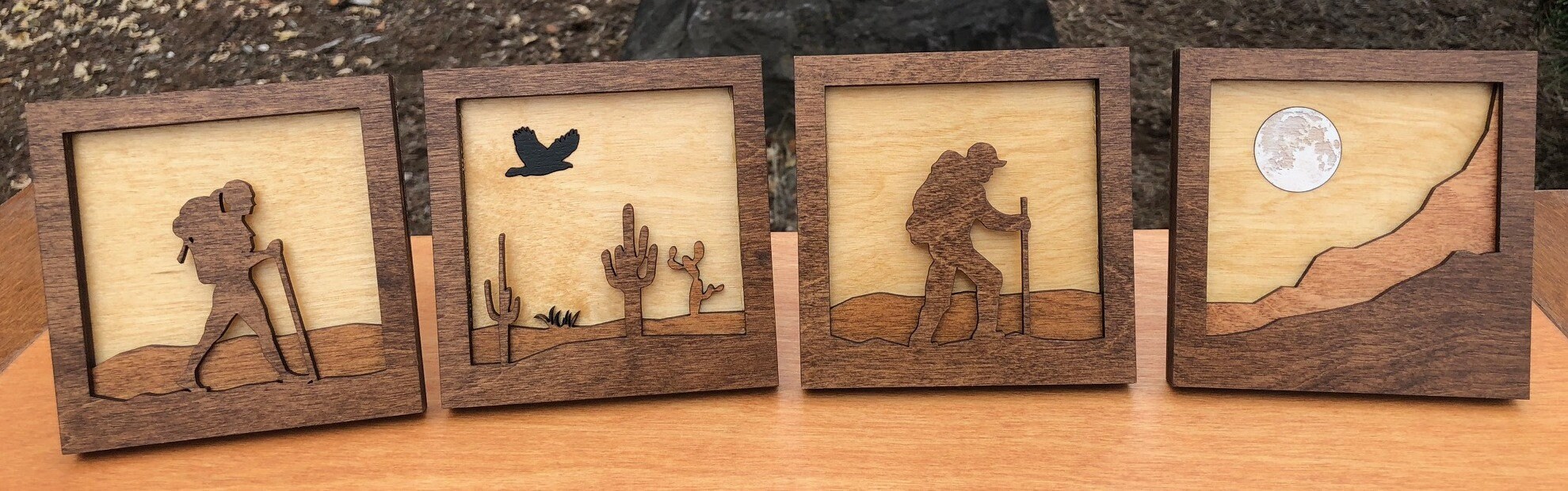 Sasquatch BIGFOOT in Forest 3D Shadow Box Wood - Etsy