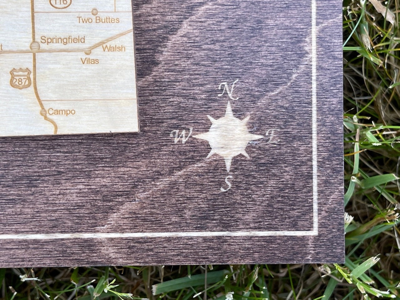 Colorado State Map Wall Plaque / 3D Layered Wood / Hand Drawn - Etsy