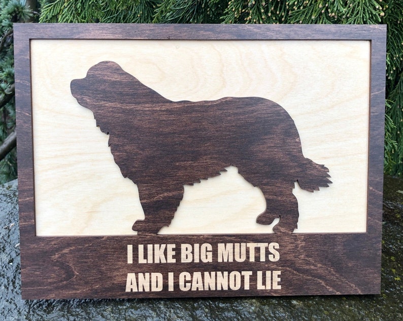 Dog Wall Plaque Funny / 3D Laser Cut Wood / Handcrafted Art / - Etsy