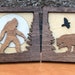Raven Crow Bird in Forest 3D Wood Shadow Box 4x4 - Etsy