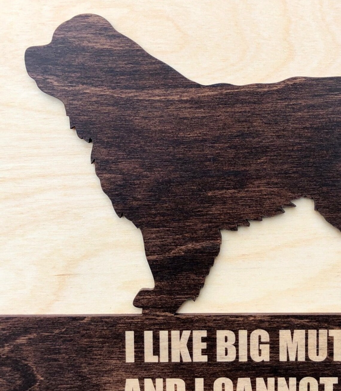 Dog Wall Plaque Funny / 3D Laser Cut Wood / Handcrafted Art / | Etsy