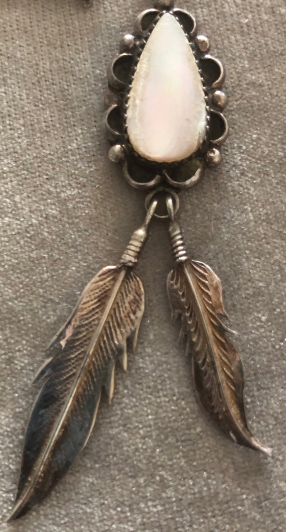 Vintage southwestern sterling mop - Gem