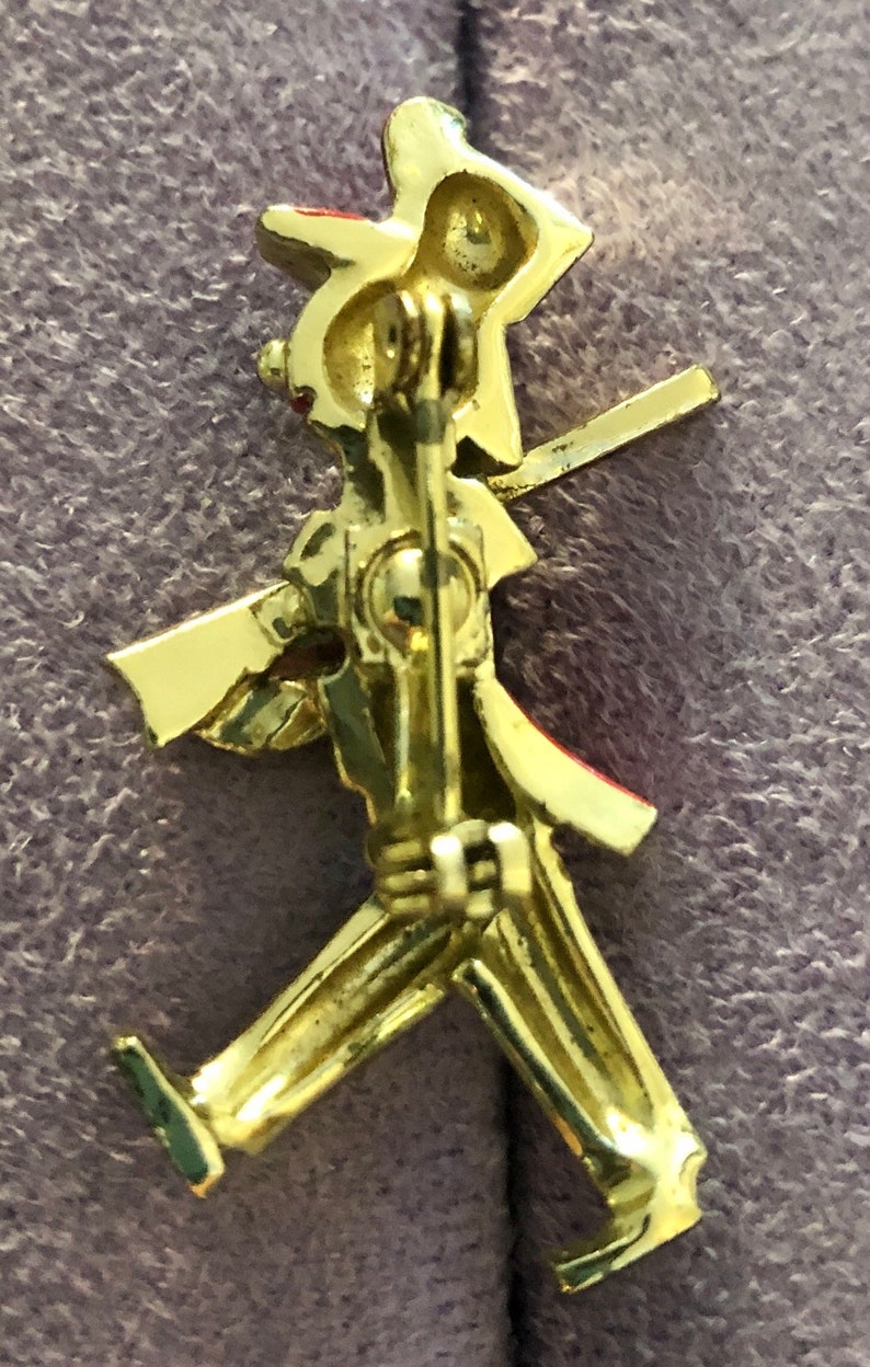 Vintage Marching Toy Soldier Brooch - Etsy