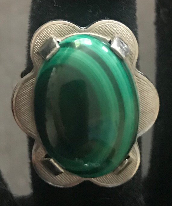 vintage flower malachite - Gem