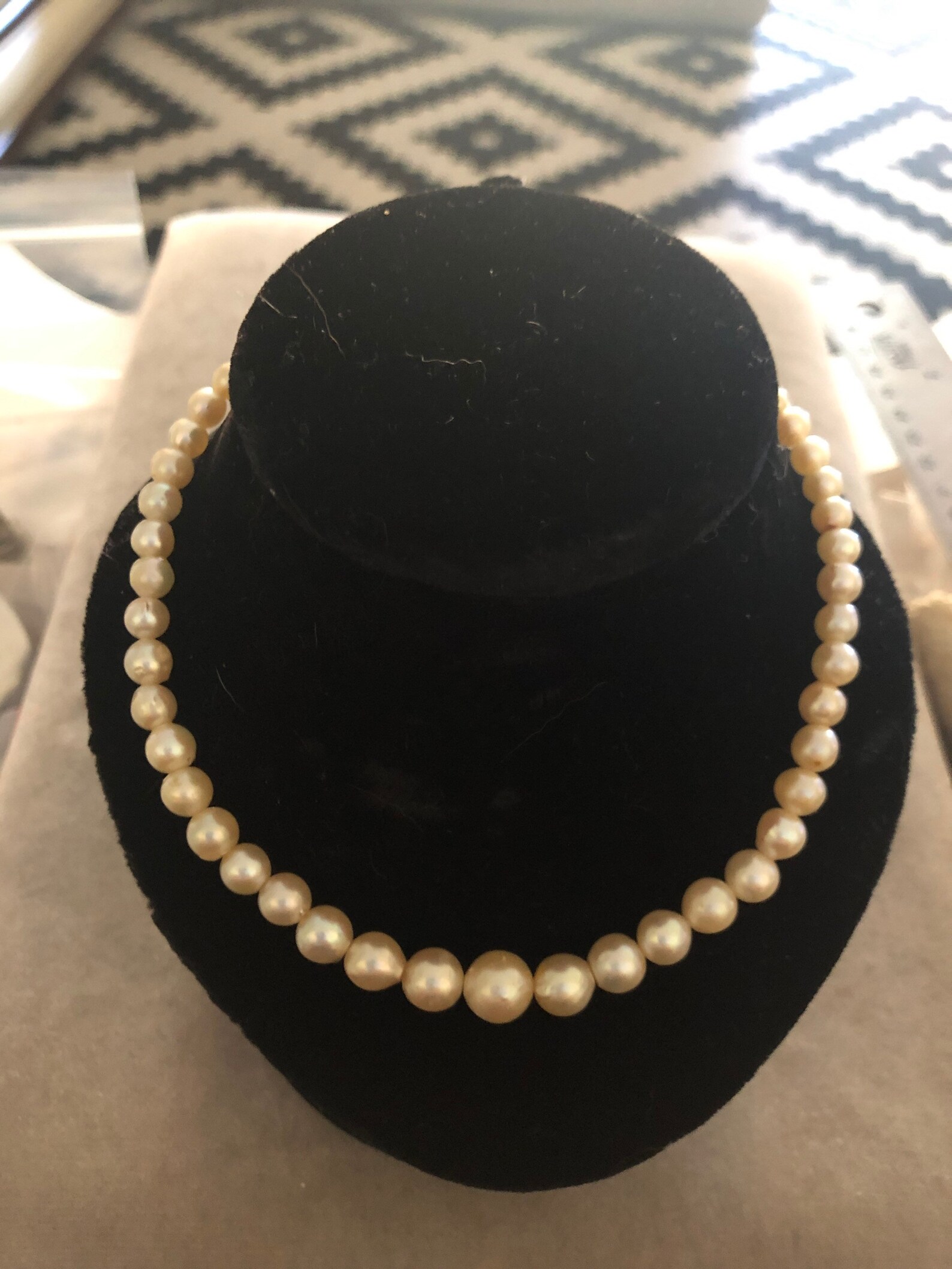 Vintage Genuine Gradual Child’s Pearl Necklace - Etsy