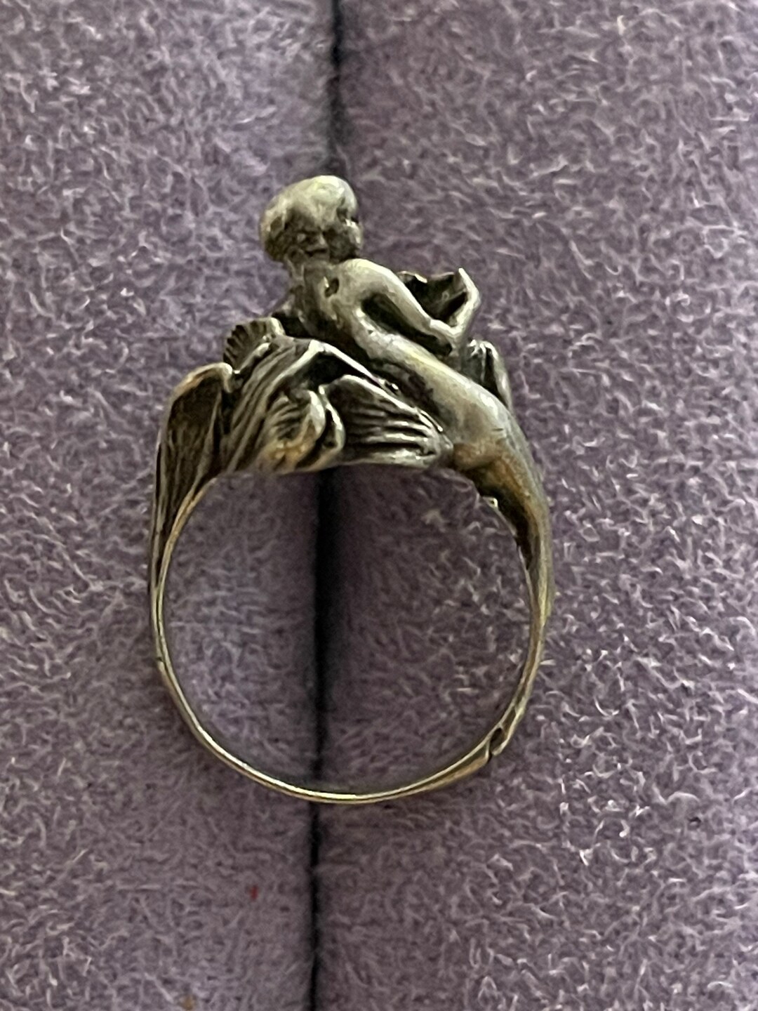 Vintage Sterling Art Nouveau Nymph Ring - Etsy