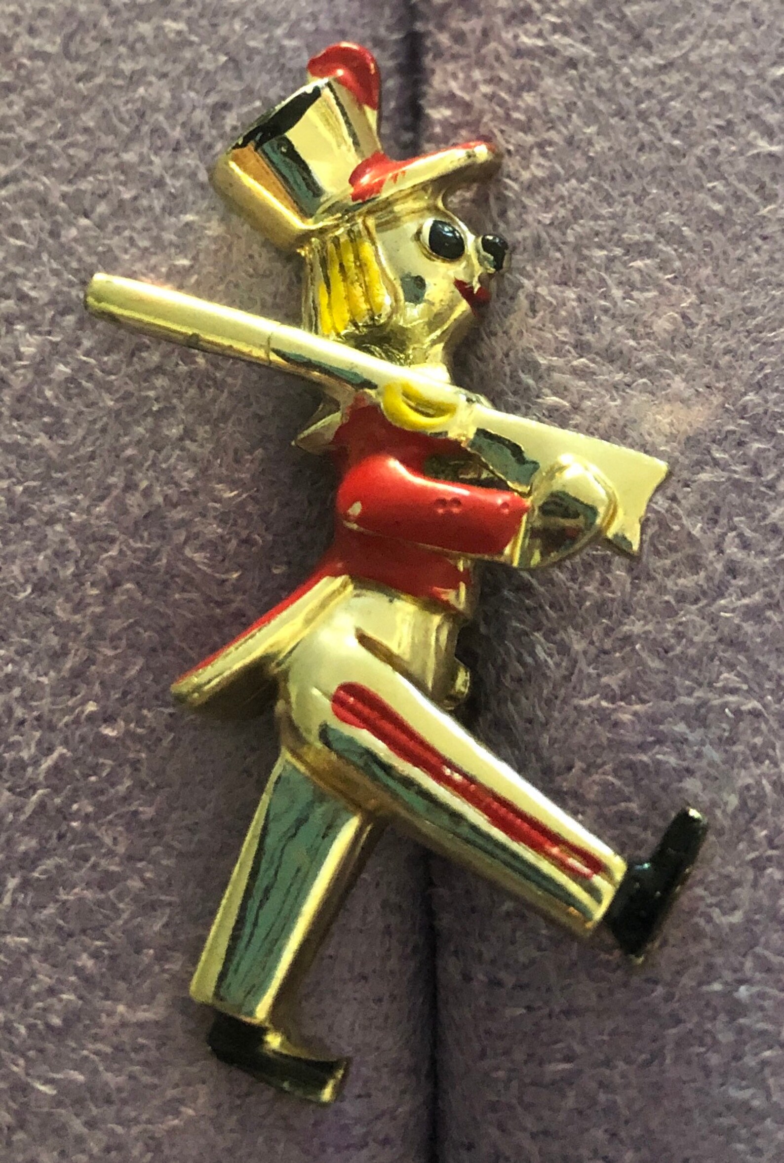 Vintage Marching Toy Soldier Brooch - Etsy