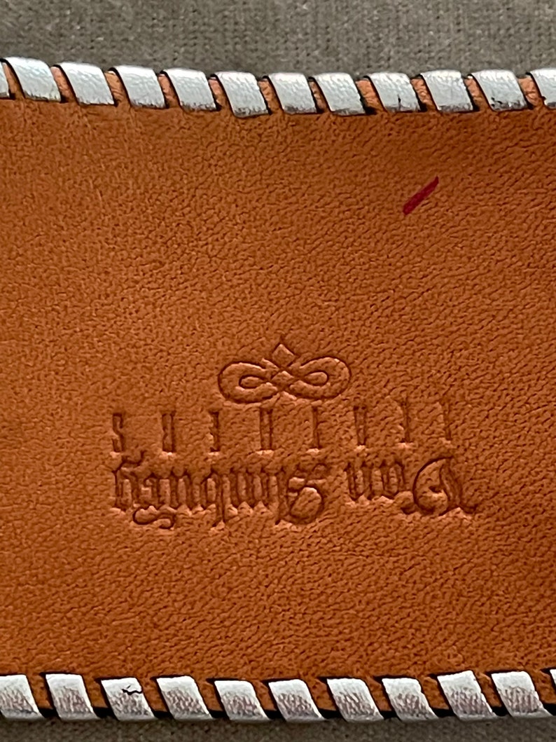 Biker Jerry Van Amburg Leathers CZ Blue Snake Skin Bracelet - Etsy