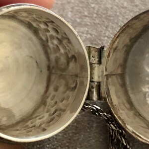 Antique 1880s Sterling Thimble Holder Pendant Necklace - Etsy