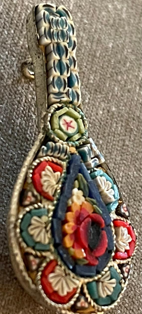Vintage mandolin brooch - Gem