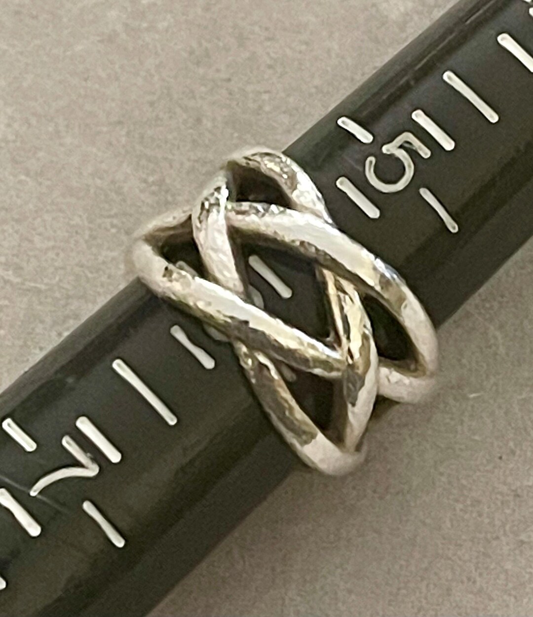 Tiffany & Co. Sterling Silver Celtic Knot Ring - Etsy