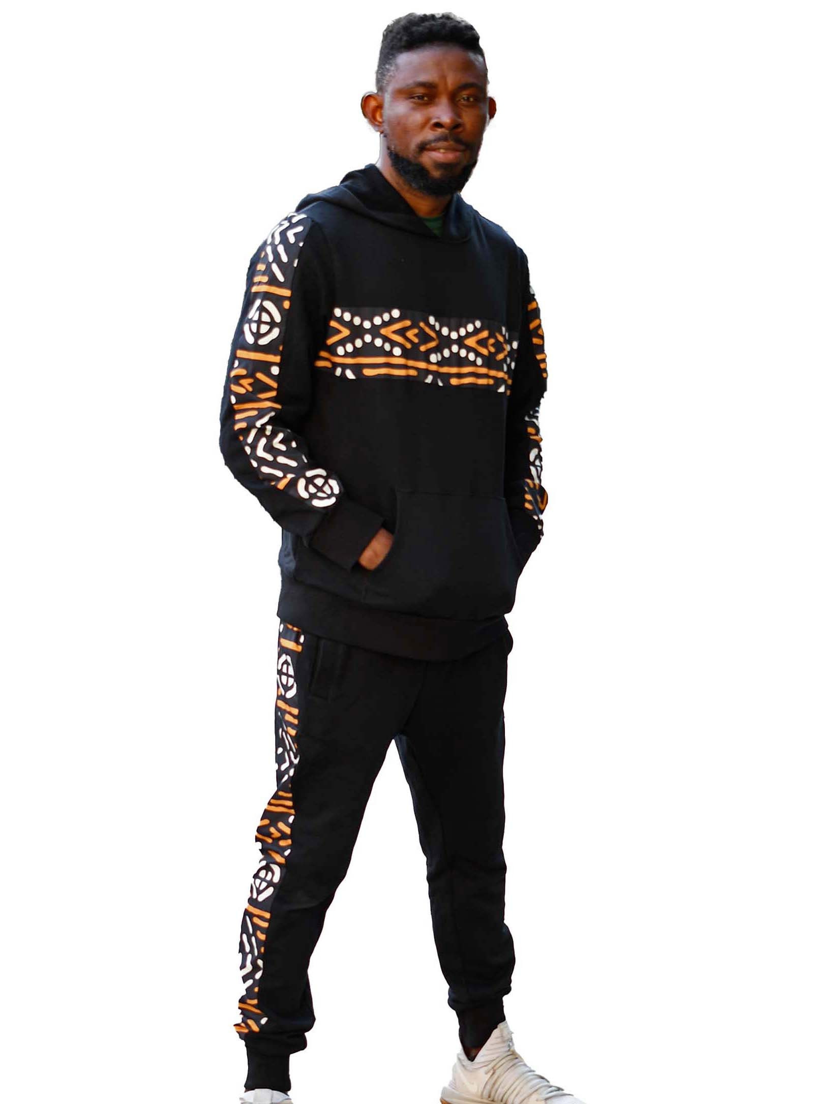 African Print Sweat Suit, Two Piece-set Hoodie and Sweat Pant - Etsy
