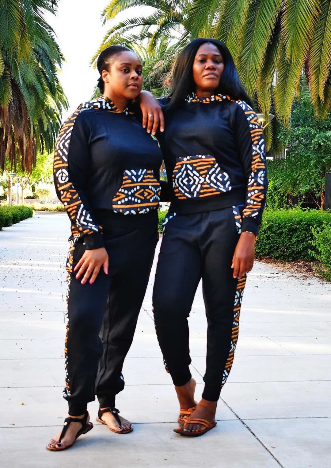 African Print Sweatsuit. Two Piece Sets Female Hoodie and Sweat Pant - Etsy