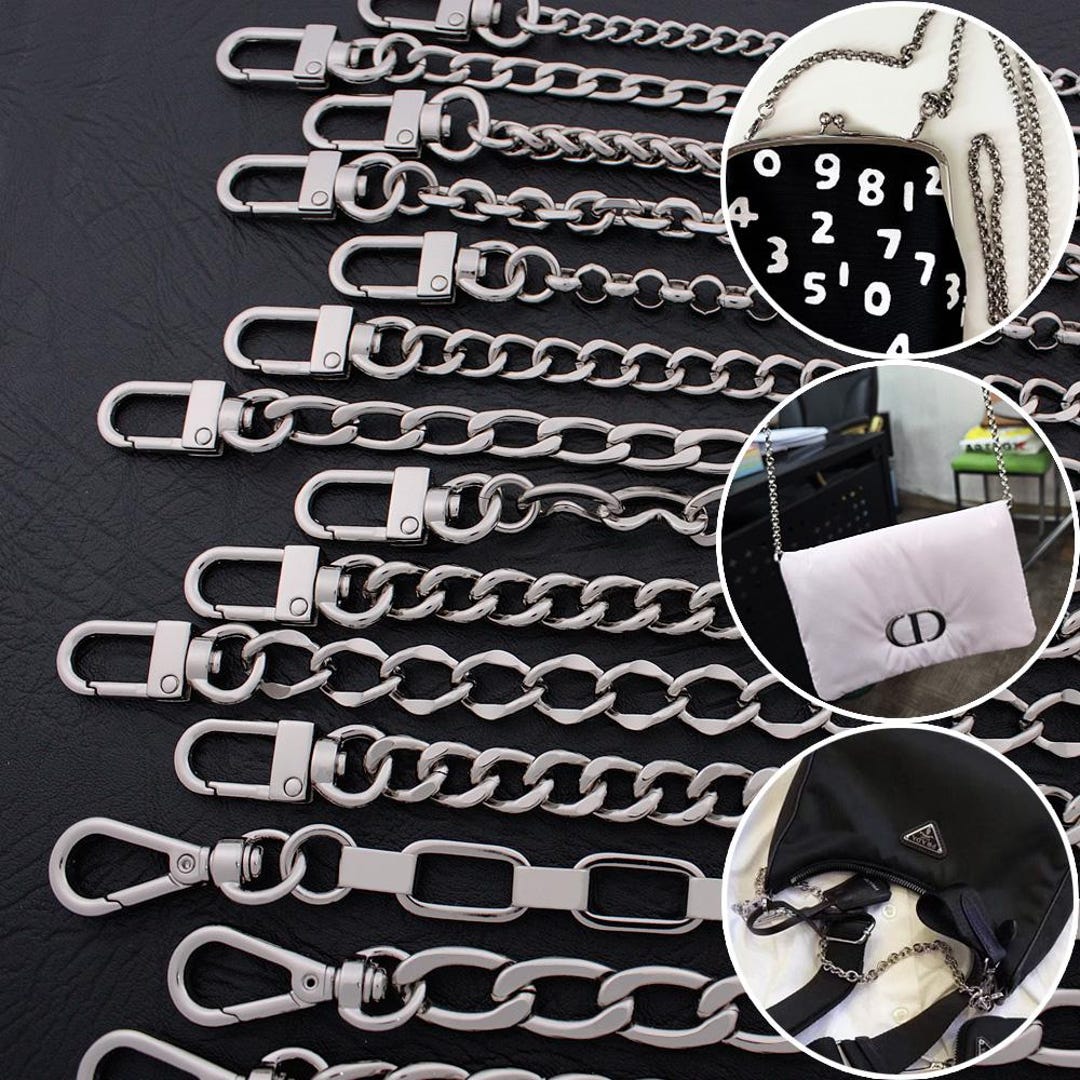 K-craft Purse Chain Silver Strap Handle Shoulder Crossbody Handbag ...