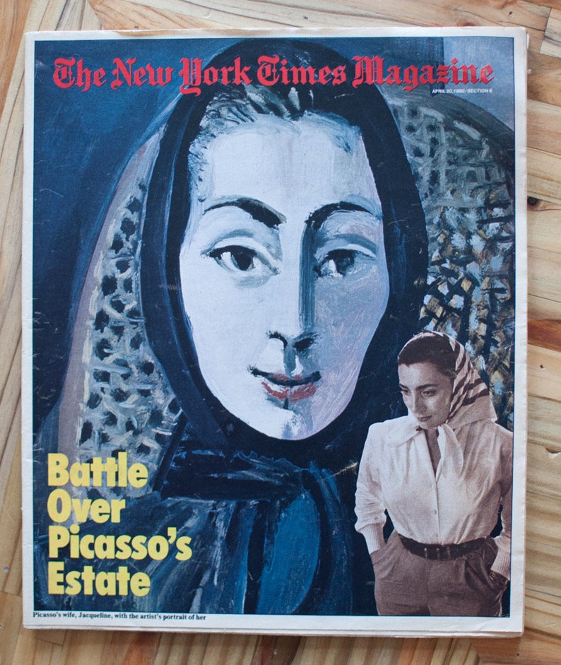 The New York Times Magazine : Battle Over Picasso's Estate, Vintage Art ...