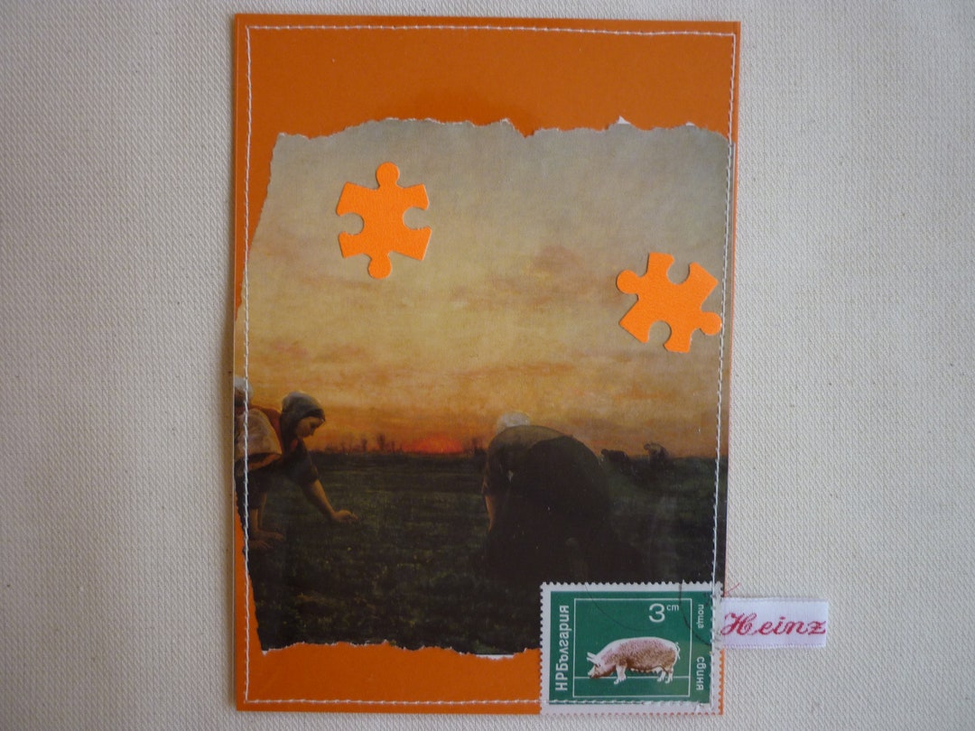 Old Masters - .... on the Field - Postcard Collage - Etsy