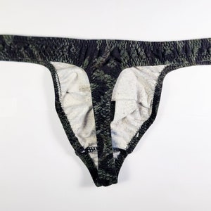 Mens Snakeskin Thong Underwear - Etsy