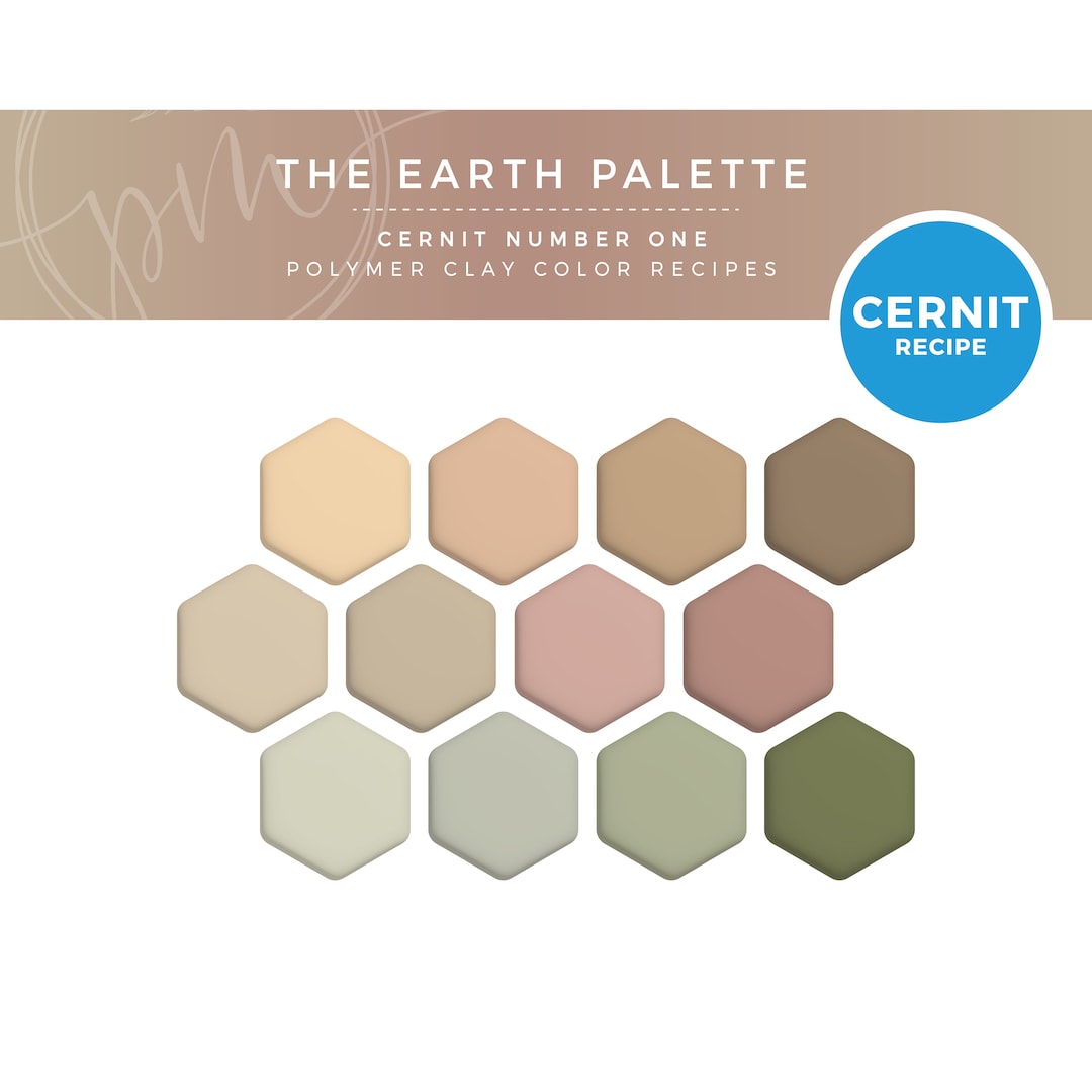 Polymer Clay Color Recipes, Cernit Clay, Polymer Clay Color Mixing ...