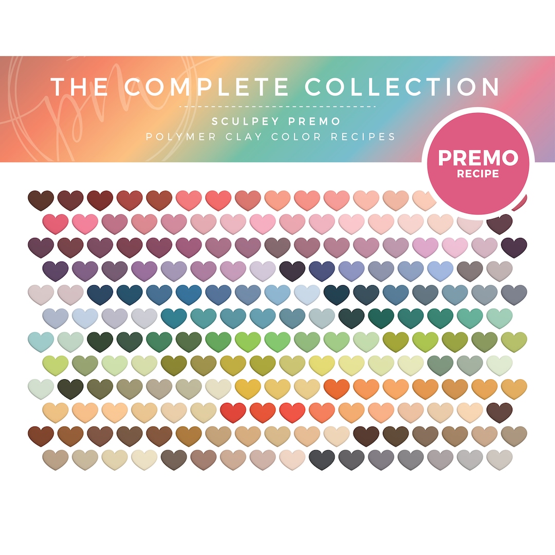 Polymer Clay Color Recipes, Sculpey Clay, Sculpey Premo, Polymer Clay ...