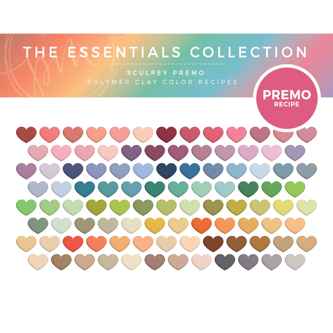Polymer Clay Color Recipes, Sculpey Clay, Sculpey Premo, Polymer Clay ...