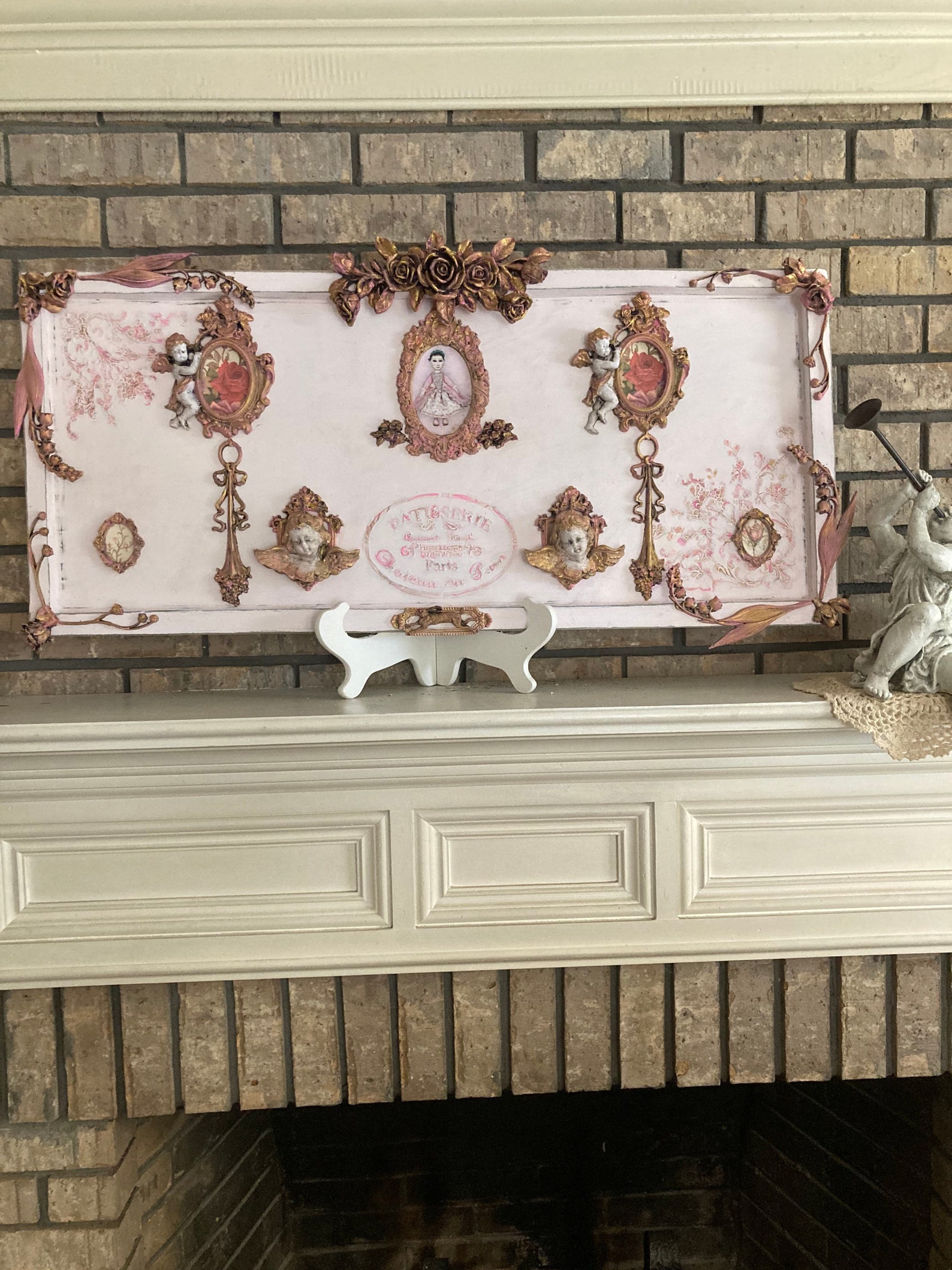 Shabby chic wall art | Etsy