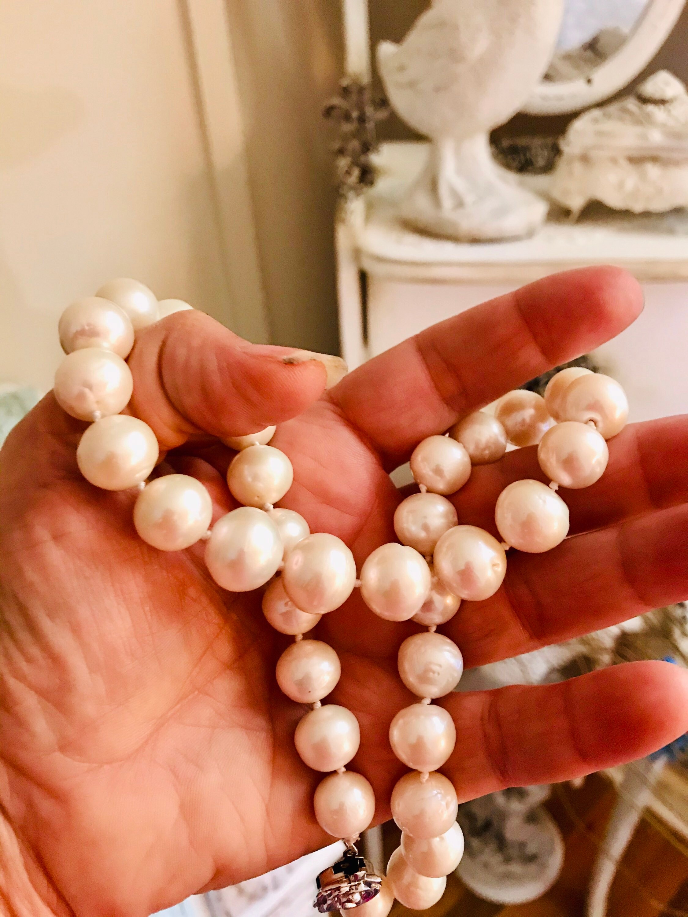 Collier de perle de mer du Sud | Etsy