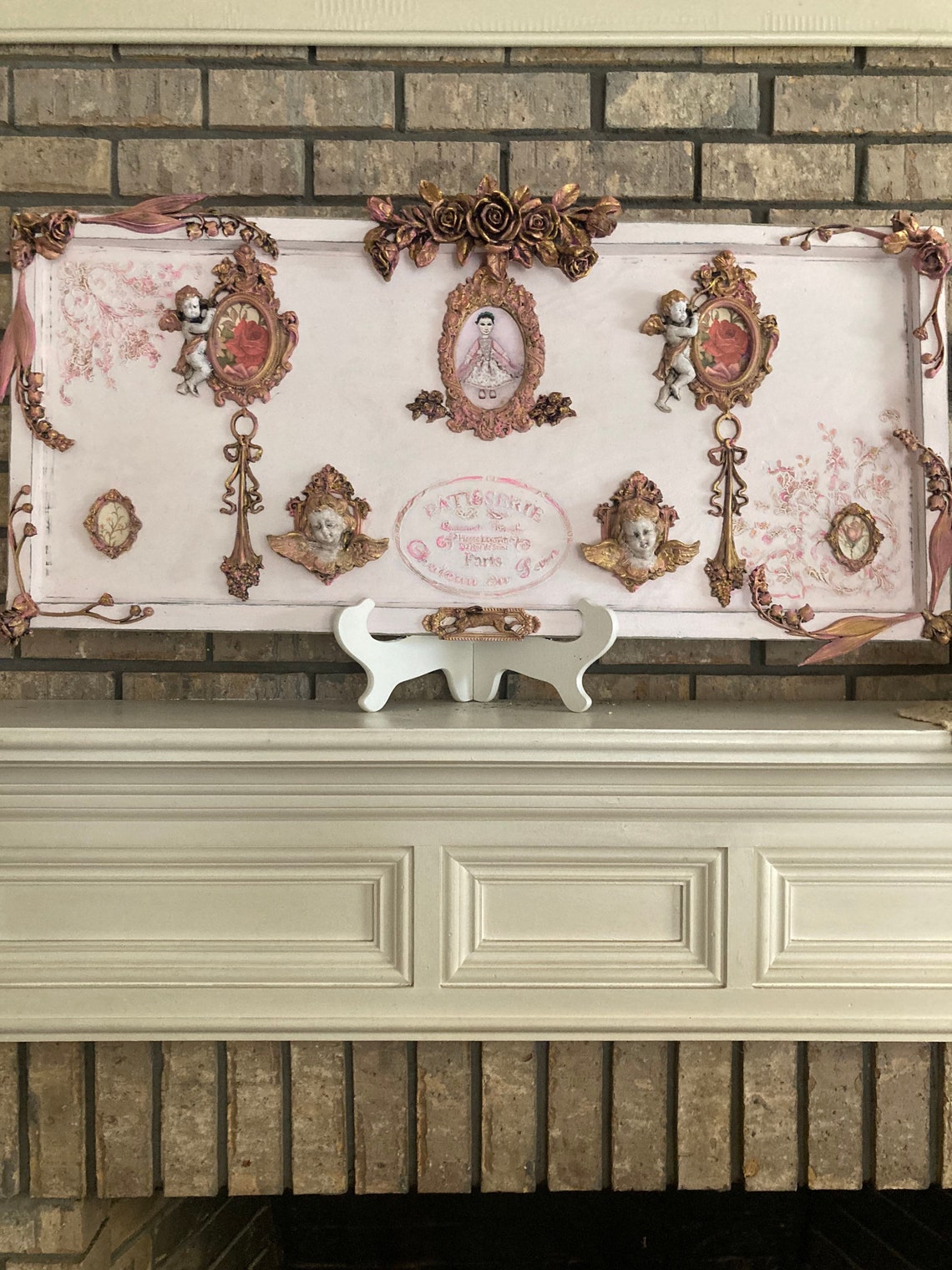 Shabby chic wall art | Etsy