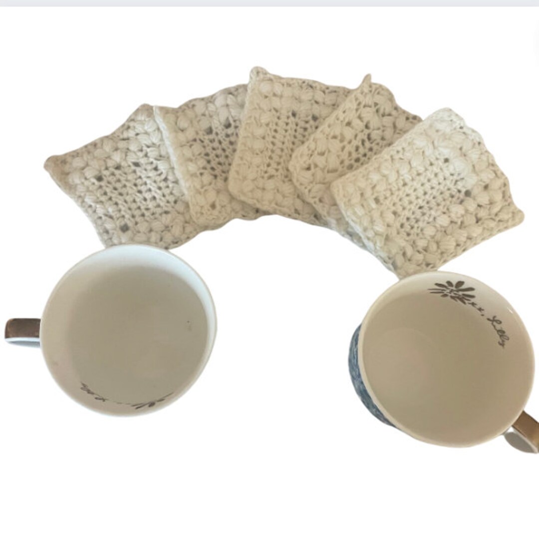 Double Puff Coaster Set - Etsy
