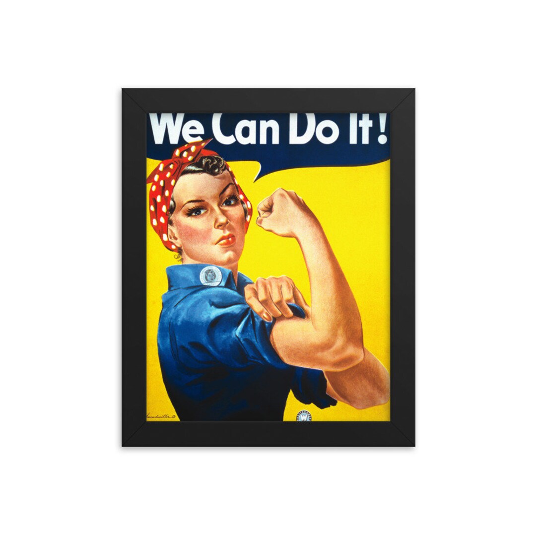 Rosie the Riveter Vintage Women Empower Women's Rights Sexual ...