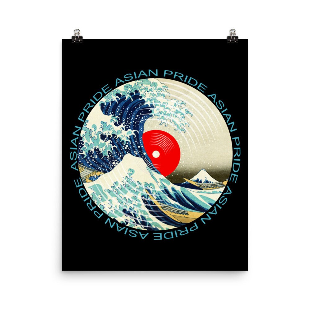 Asia Great Wave Print Asian Pride AAPI Poster - Etsy