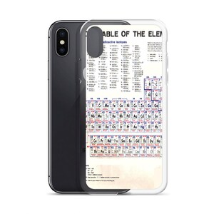 Periodic Table of the Elements Vintage Chart Warm iPhone Case - Etsy