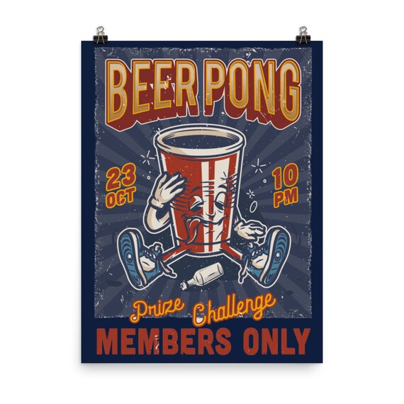 Beer Pong Poster