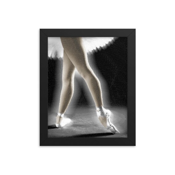 Dance Black And White Leap