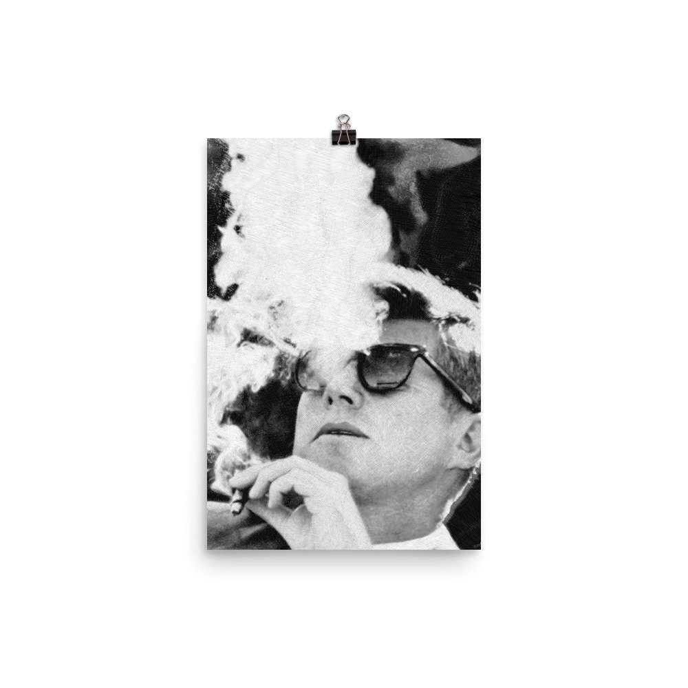 Cool President John F. Kennedy Photograph Poster - Etsy