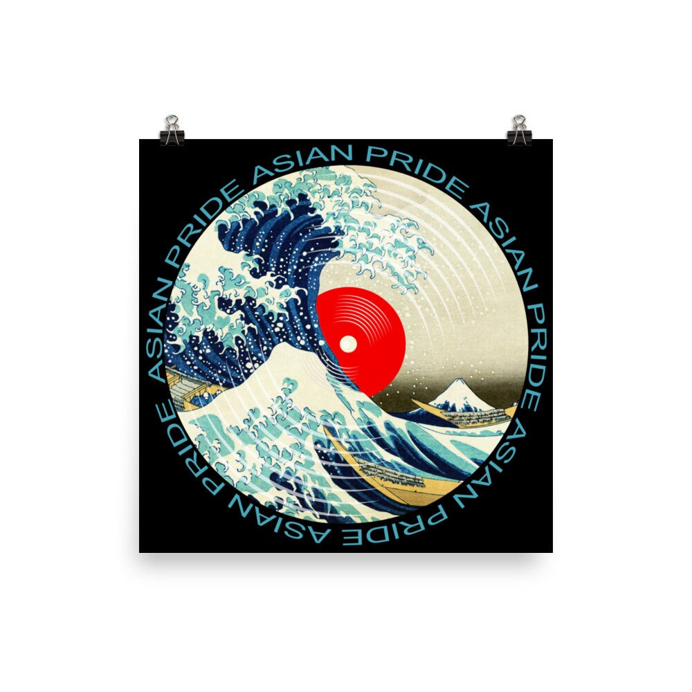 Asia Great Wave Print Asian Pride AAPI Poster | Etsy