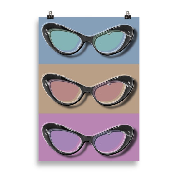 Purple Nerd Glasses