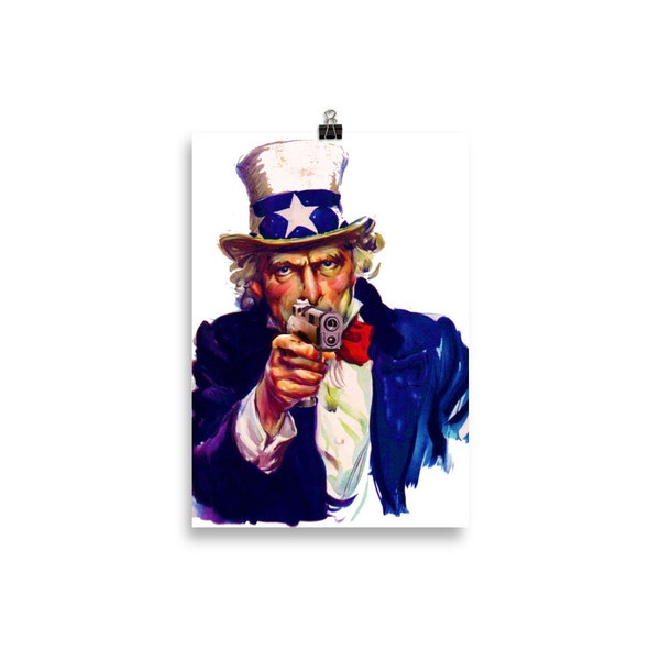 Uncle Sam Poster - Etsy