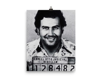 Pablo Escobar Mugshot Poster - Etsy