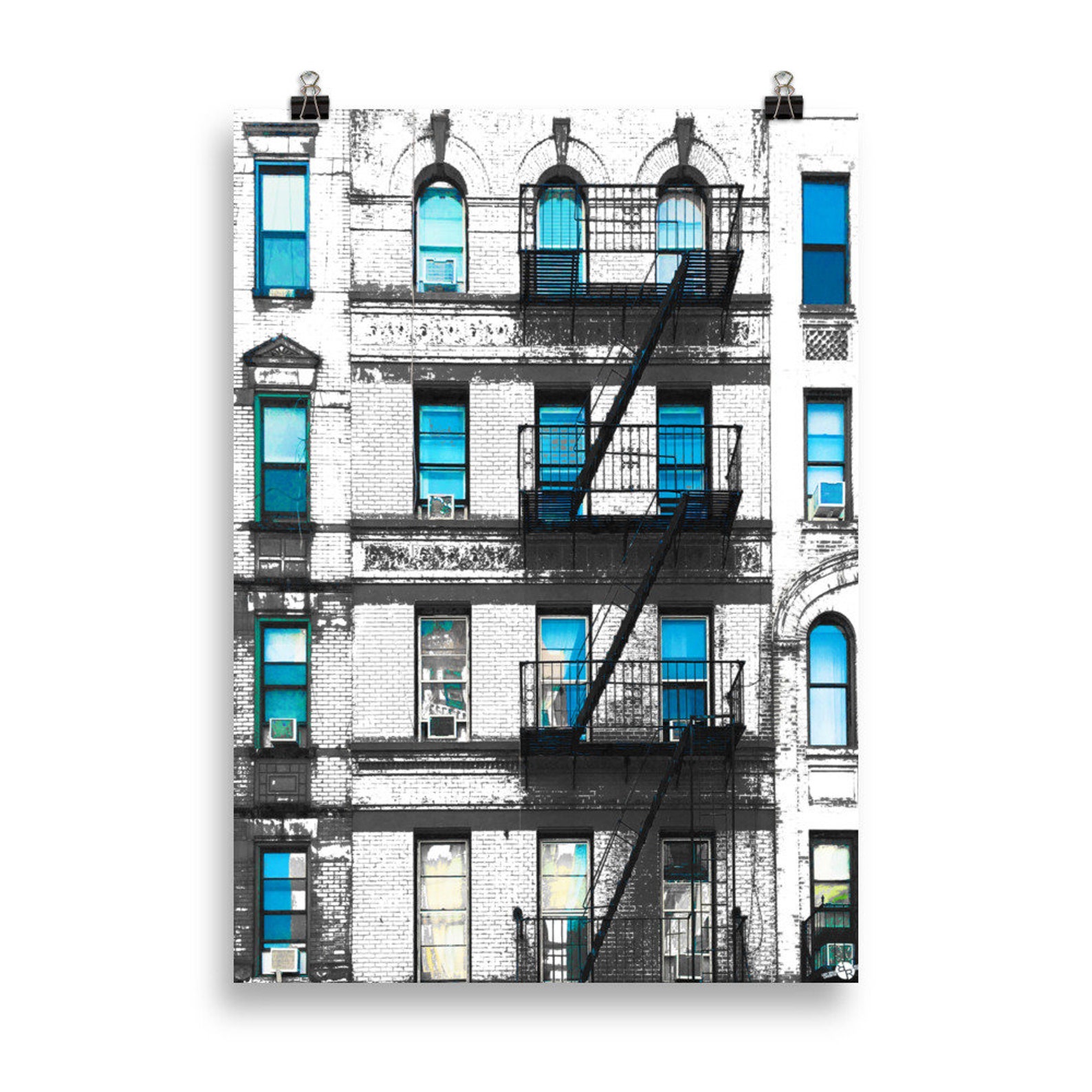 New York City Street Building USA Enhanced Matte Paper Poster - Etsy