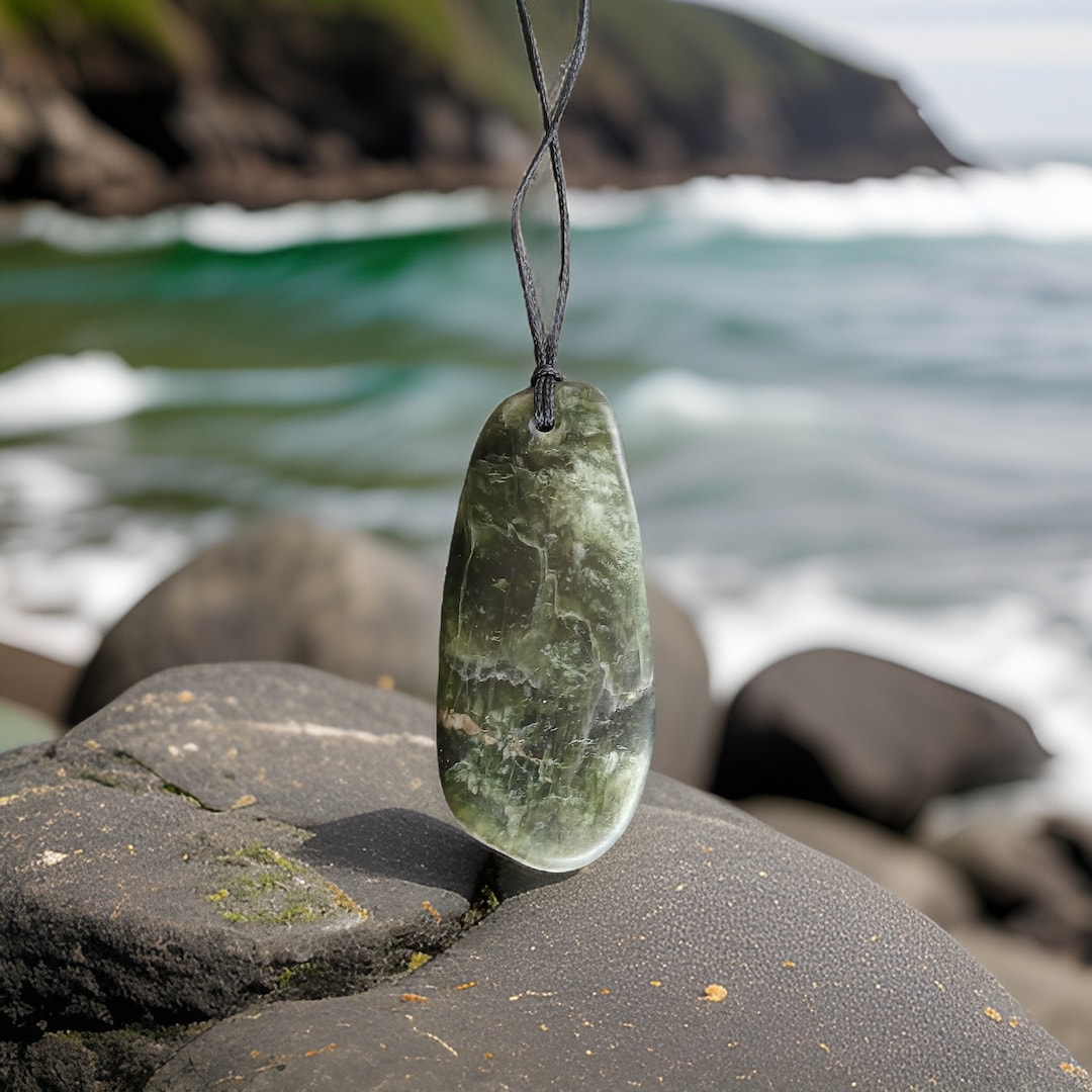 New Zealand Greenstone Beach Pebble - Etsy